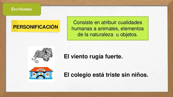 Personificación e hipérbole | profe.social