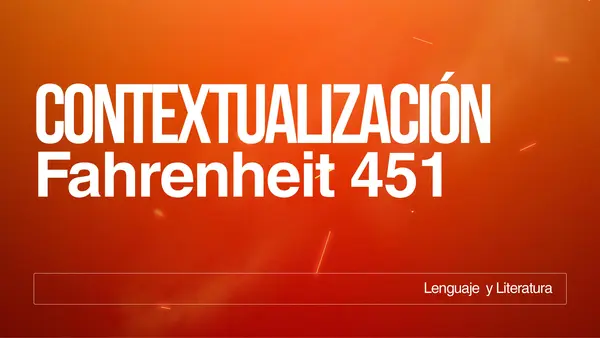 Contextualización Fahrenheit 451 | profe.social