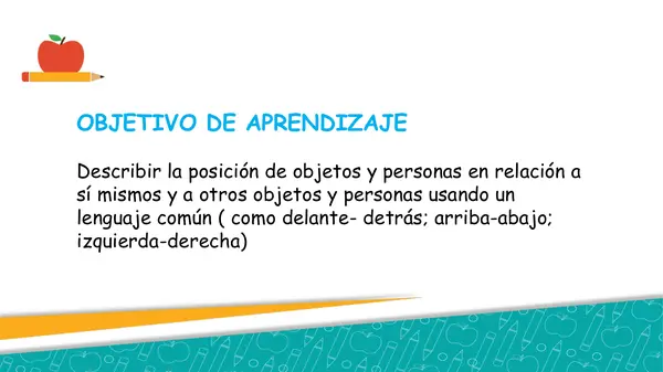 Describiendo posición de objetos | profe.social