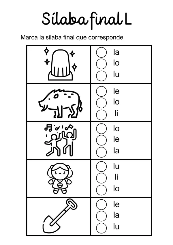 Sílaba inicial y final P-L-S-D-N | profe.social