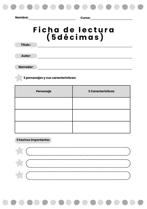 Ficha de Lectura | profe.social