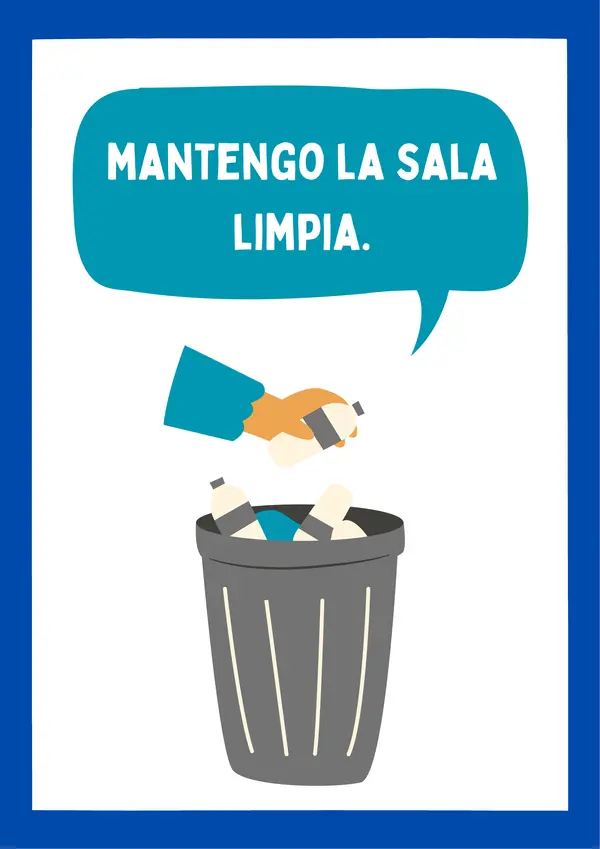 Posters normas para sala de clases | profe.social