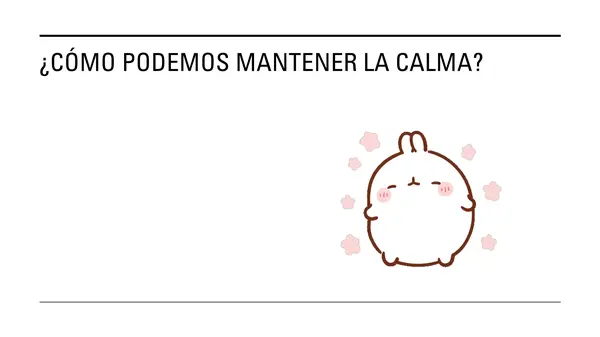 ¿Cómo volver a la calma? | profe.social