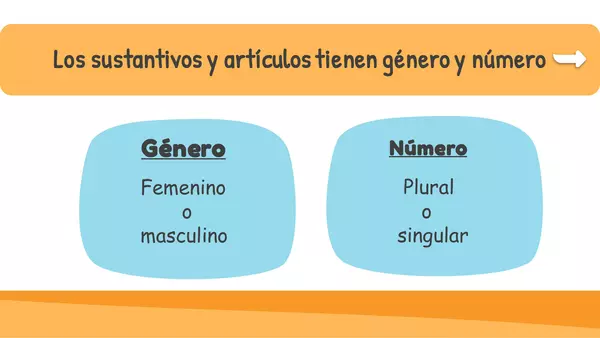 Articulos y sustantivos | profe.social