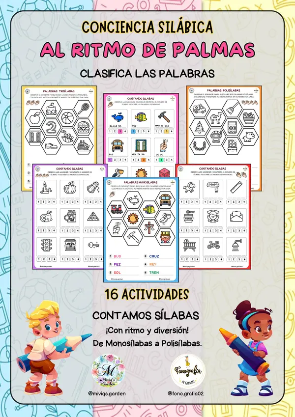 Contando Silabas: Clasifica las Palabras | profe.social