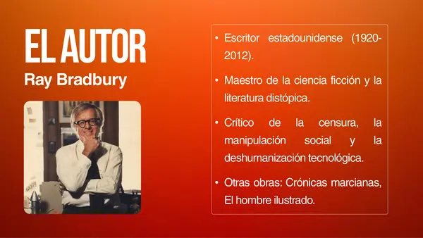 Contextualización Fahrenheit 451 | profe.social