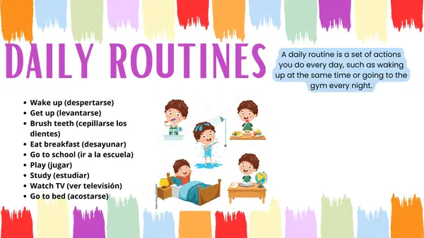 DAILY ROUTINE-SIMPLE PRESENT | profe.social