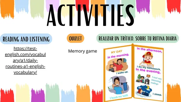 DAILY ROUTINE-SIMPLE PRESENT | profe.social