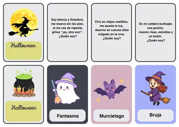 Adivinanzas Halloween | profe.social