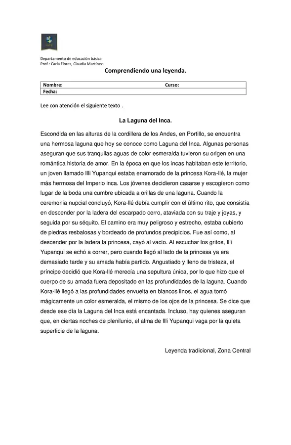 guía leyenda | profe.social