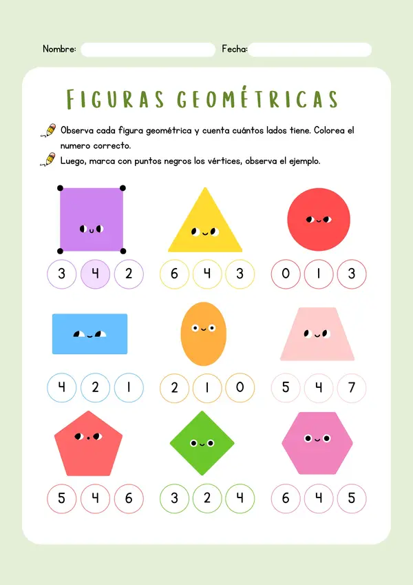 Guía Figuras Geométricas Profe Social