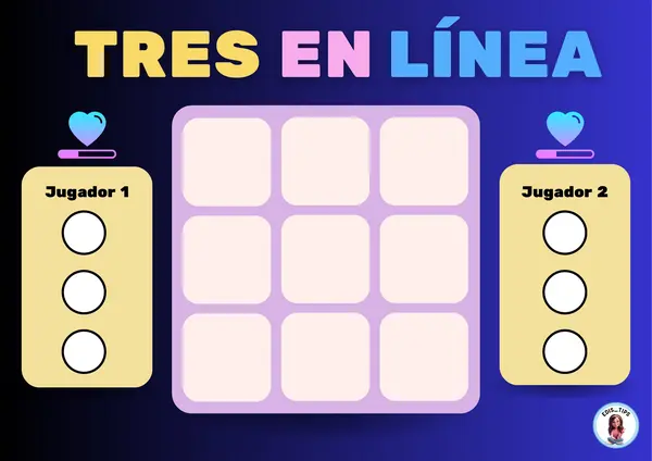 TRES EN LÍNEA - JUEGO | profe.social