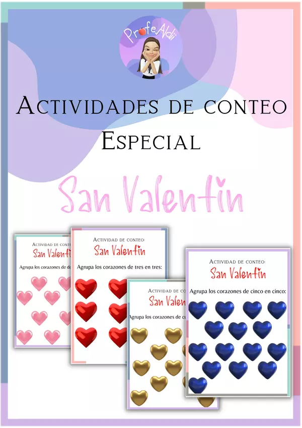 Actividades de conteo: Especial San Valentín. | profe.social