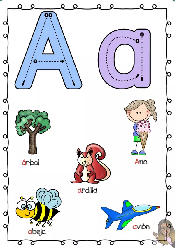 Poster vocales | profe.social