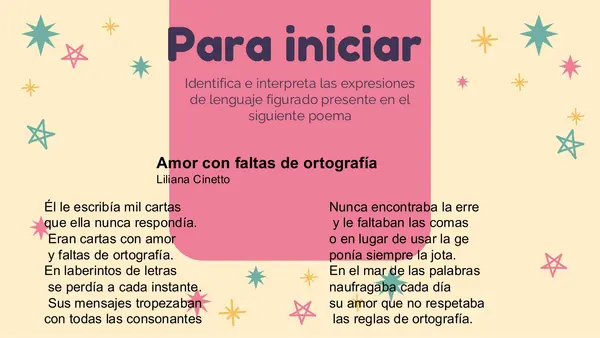 Estrategias de lectura: Lenguaje figurado | profe.social