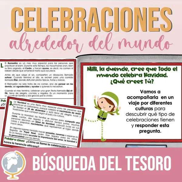 Búsqueda del tesoro Navidad 3ero, 4to y 5to | profe.social