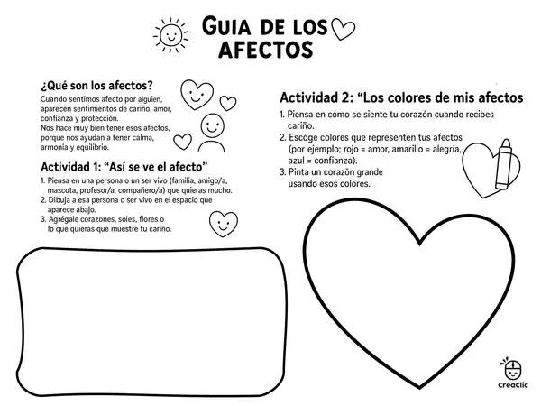 Guía de los afectos | profe.social