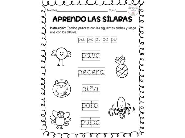 Plantilla decenas y unidades | profe.social