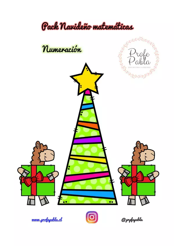 Pack matemáticas navideñas | profe.social