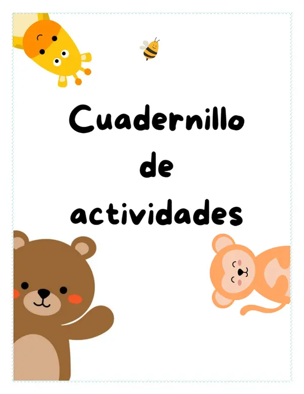 CUADERNILLO DE ACTIVIDADES PREESCOLAR | profe.social