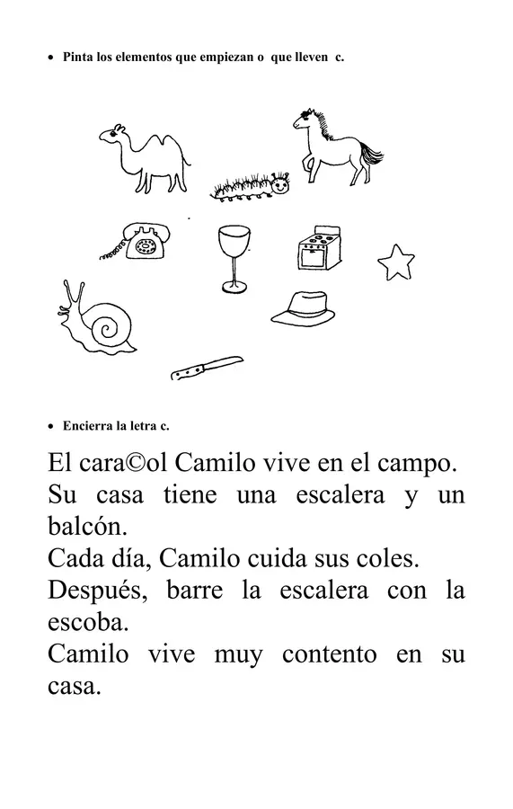 actividades para trabajar silabas ca co cu | profe.social