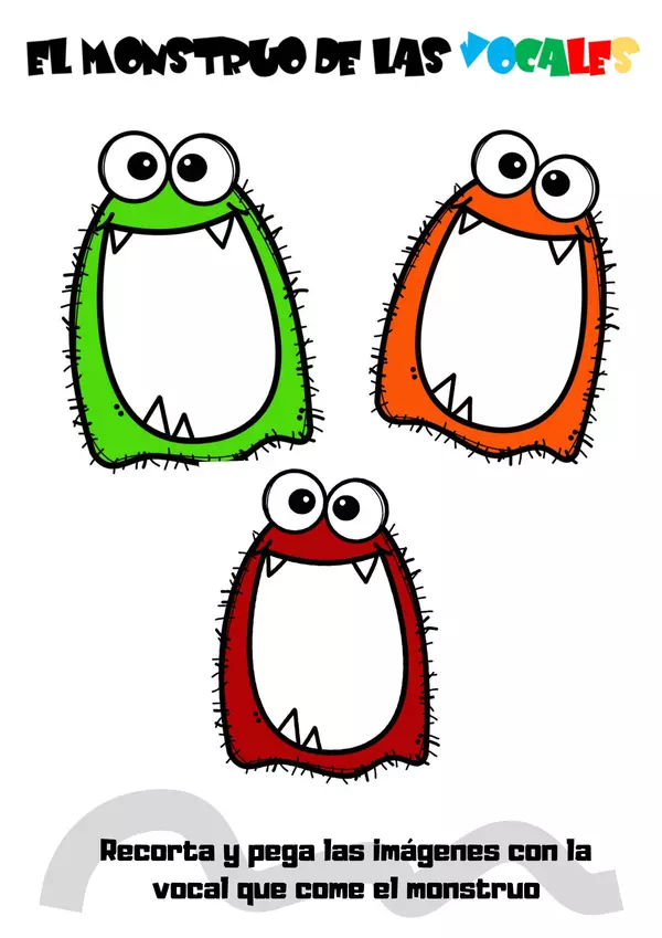 El monstruo de las vocales | profe.social