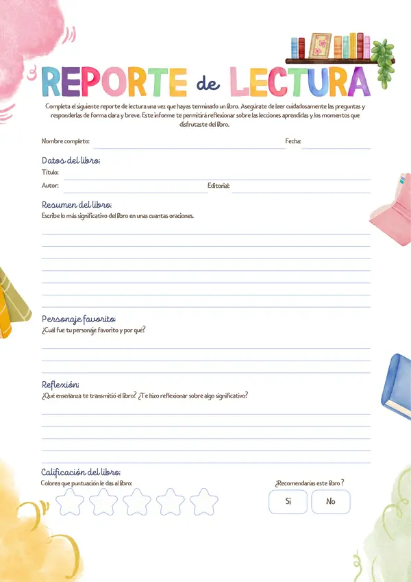 Reporte de lectura | profe.social