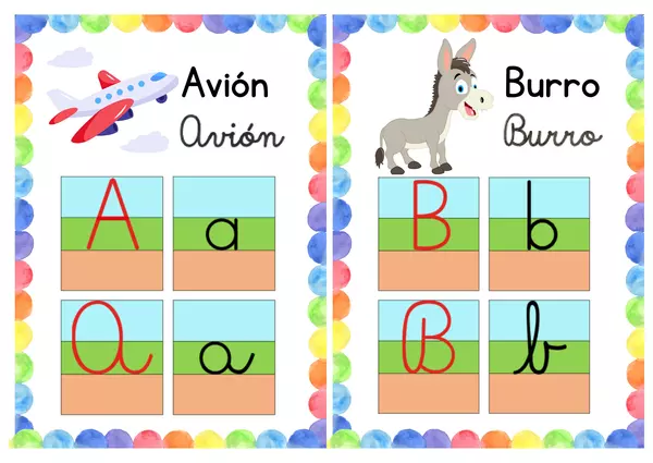 Abecedario imprenta y manuscrita | profe.social