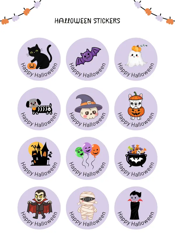 Sticker Halloween | profe.social