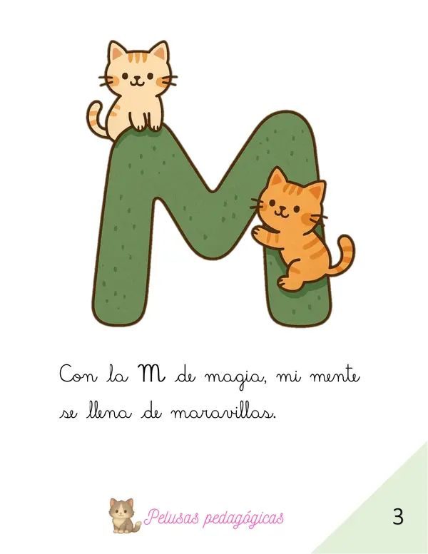 CUADERNILLO LETRAS "M, P, L, S, D, N, F, Y T" | profe.social