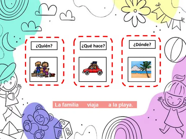 estructuracion de oración con preguntas de comprension verbal | profe ...