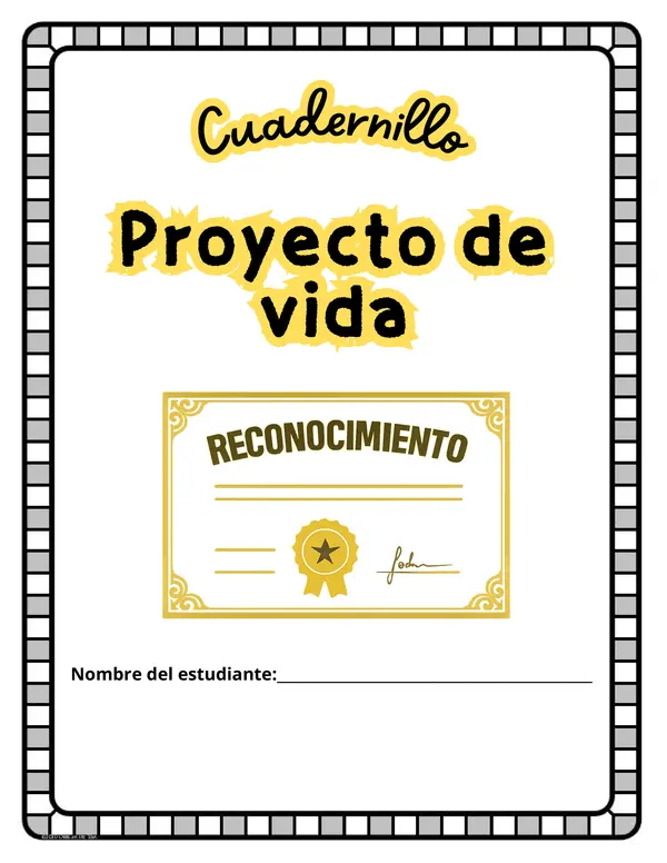 Cuadernillo: Proyecto de vida | profe.social