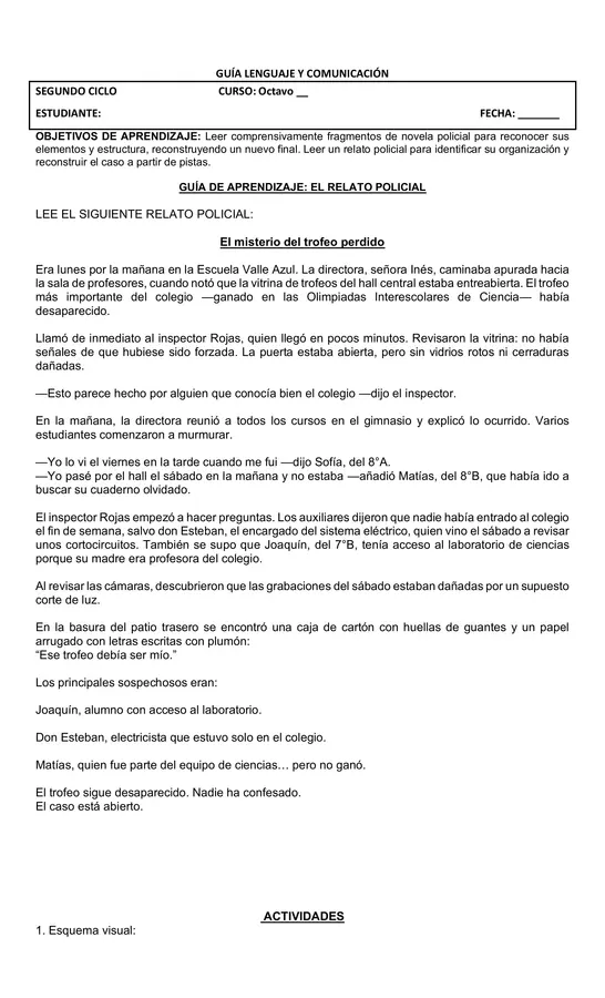 Relato Policial | profe.social