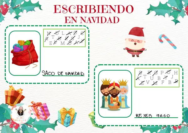 Escribiendo En Navidad Profe Social