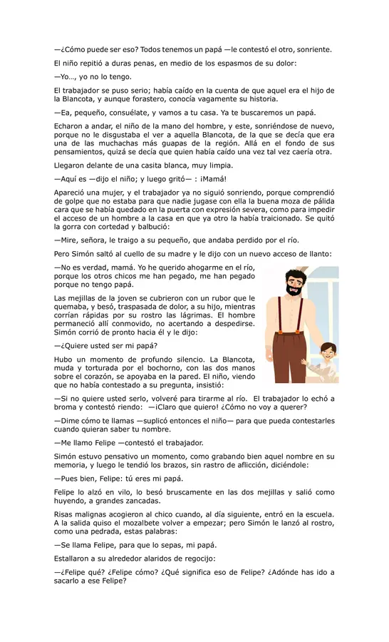 Ficha de lectura- el padre Simon. | profe.social