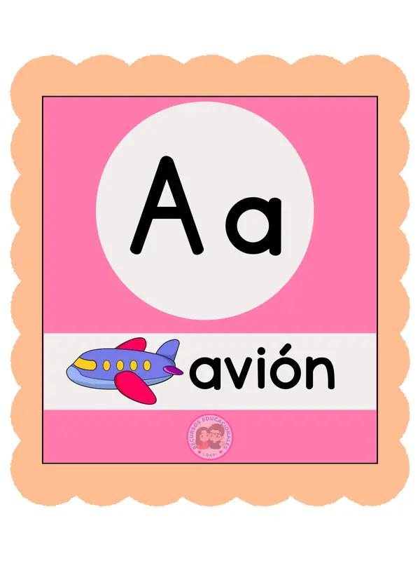 Abecedario letra imprenta | profe.social