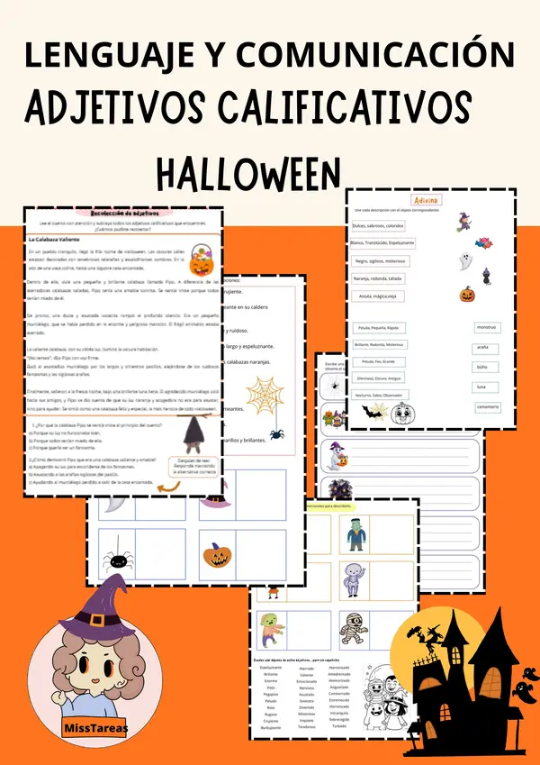 Adjetivo Halloween | profe.social