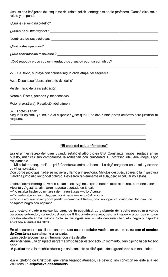 Relato Policial | profe.social