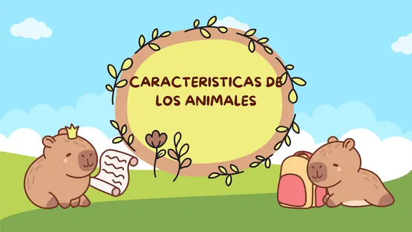 CARACTERISTICAS DE LOS ANIMALES - PRIMERO BÁSICO | profe.social