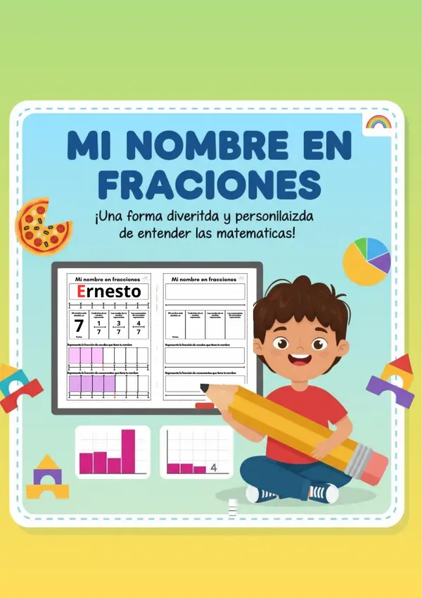 Mi nombre en fracciones | profe.social