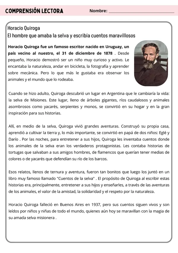 Comprensión Lectora, Gratis !! | profe.social