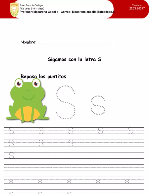Consonante s | profe.social