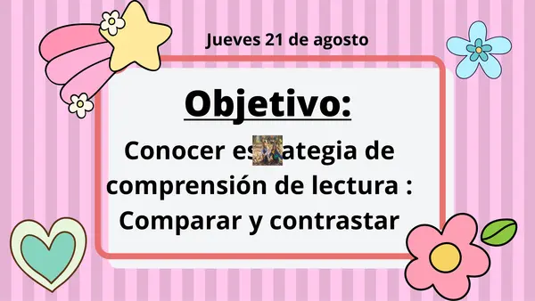 Comparar y contrastar | profe.social