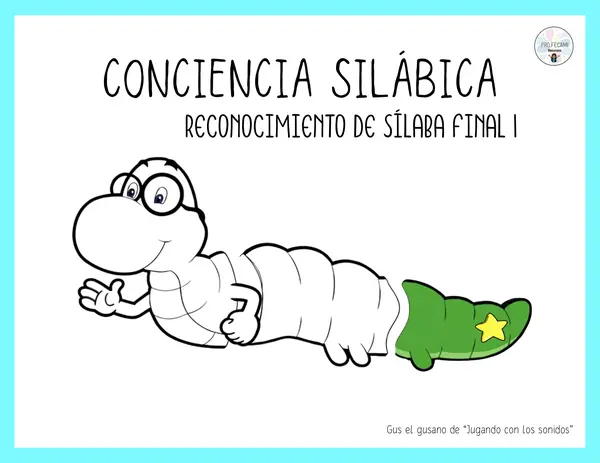 Conciencia fonológica: Identificación de sílaba final | profe.social