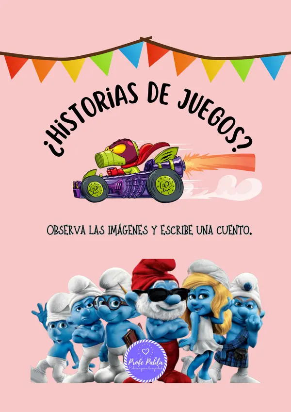 ¿Historias de juegos? Escrituras de cuentos | profe.social