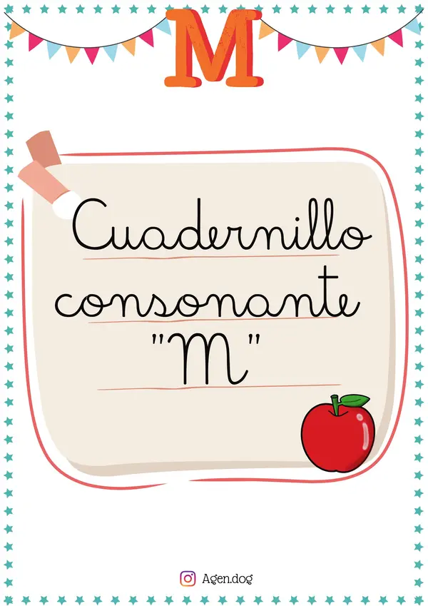 Cuadernillo consonante "M" | profe.social
