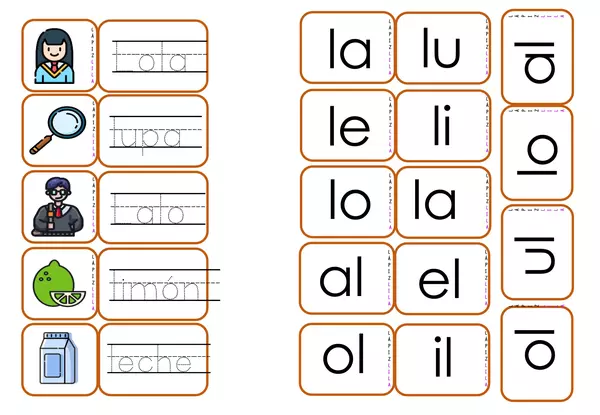 PLAN DE CLASE CONSONANTES L S | profe.social