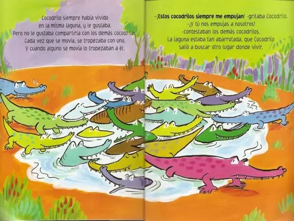 Los cocodrilos copiones - David Bedford | profe.social