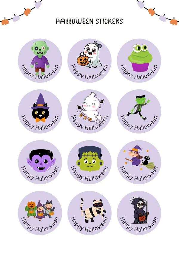 Sticker Halloween | profe.social