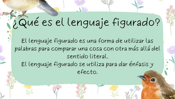 Lenguaje Figurado | profe.social